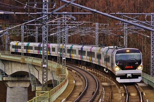 E257系 》長モト 》M-201 編成 》 両: ( Crystal ( Clear ( Central^^)))